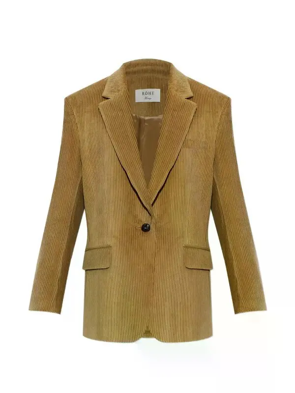 RÓHE Corduroy Single-breasted Blazer