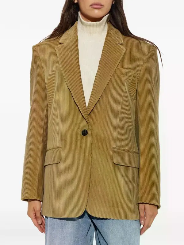 RÓHE Corduroy Single-breasted Blazer