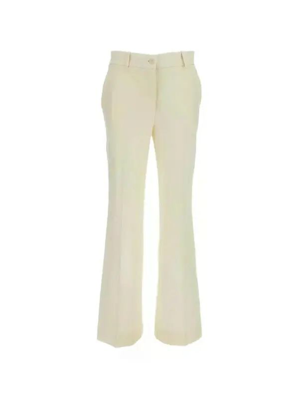 P.a.r.o.s.h Pressed-crease Flared Tailored Trousers