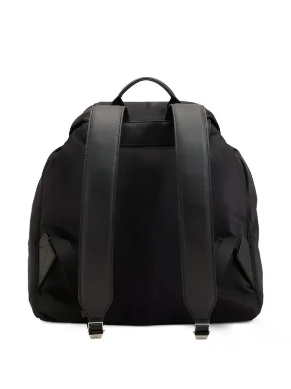 AMI Paris Nylon Marcel Flap Backpack