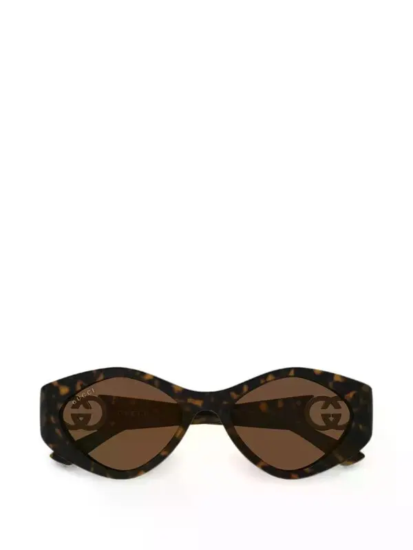 Gucci Cat-eye Frame Sunglasses - Brown