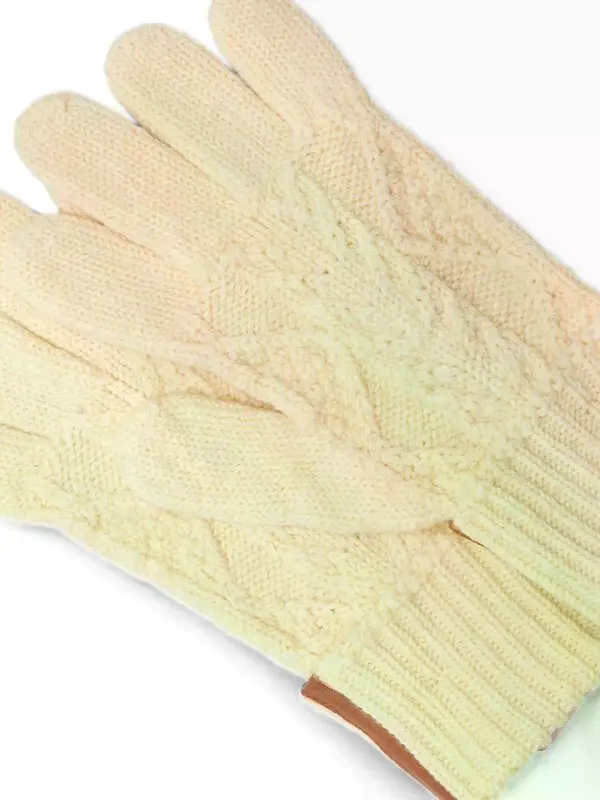 DIESEL® Knitted Gloves In Wool And Cotton