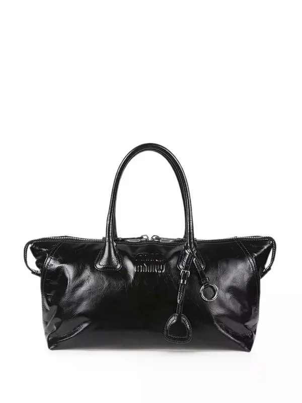 Miu Miu Embossed Leather Tote Bag
