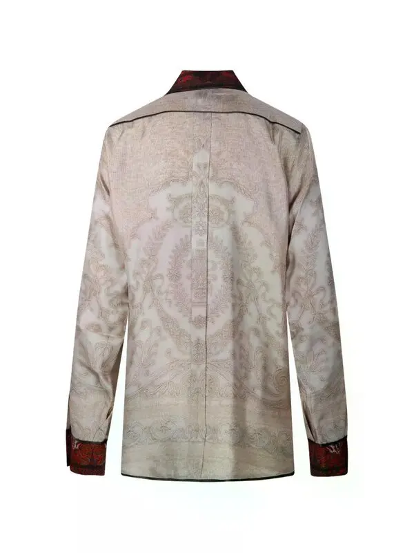 PIERRE-LOUIS MASCIA Paisley Print Button-down Shirt