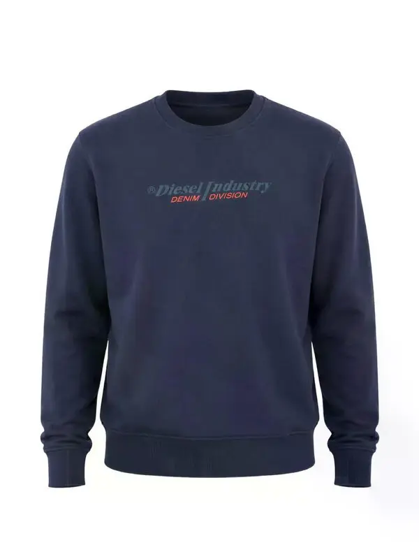 DIESEL® Logo Print Crewneck Sweatshirt