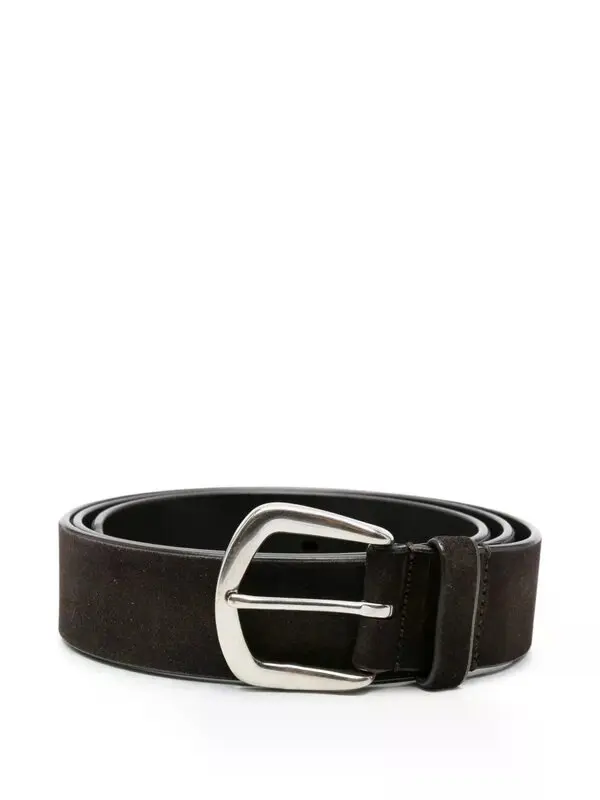 Officine Creative Suede Buckle-fastening Belt - Brown