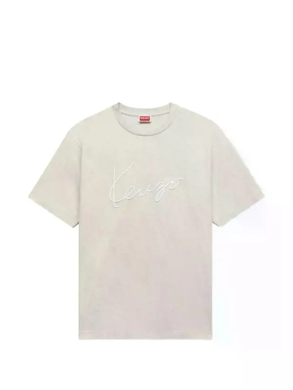 Kenzo Logo-embroidered T-shirt