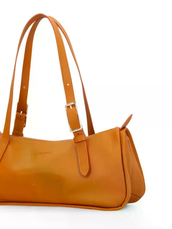 Longchamp Buckle-strap Shoulder Bag - Brown
