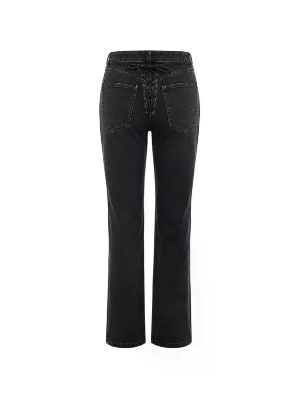 JEAN PAUL GAULTIER Lace-up Detail Jeans