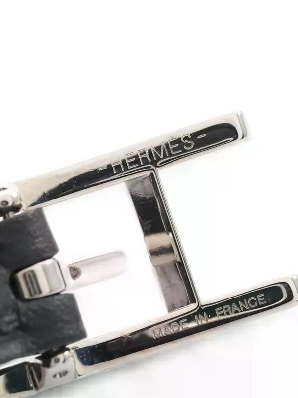 Hermès Leather Buckle-fastening Bracelet