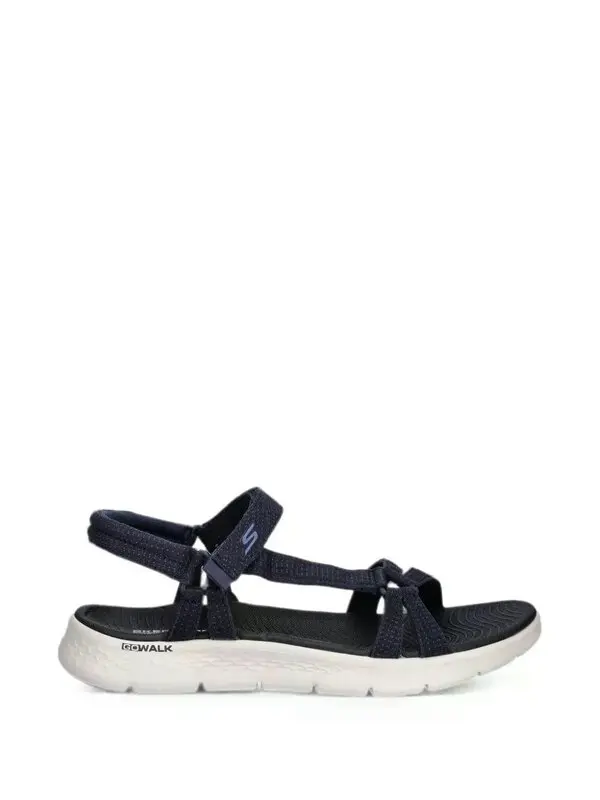 Sketchers Go Walk Flex Touch-strap Sandals - Blue