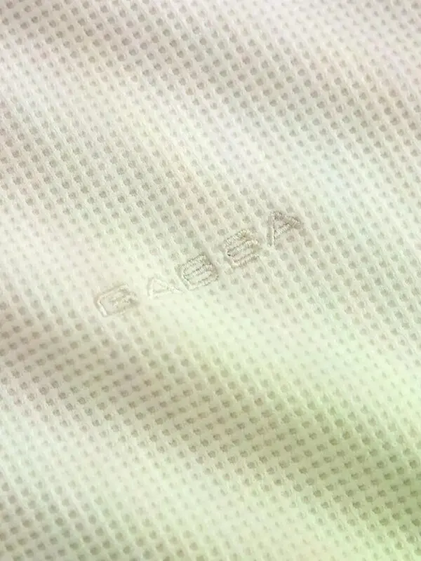 GABBA Gablio Waffle-knit Embroidered-logo Polo Shirt