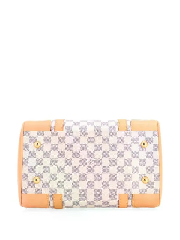 LOUIS VUITTON Berkeley Handbag Damier Shoulder Bag - White