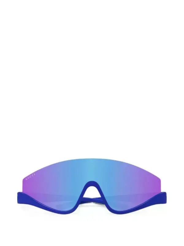 Gucci Geometric Frame Sunglasses - Blue