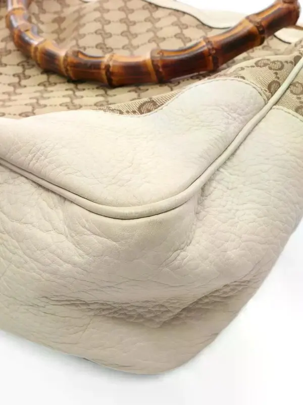Gucci Diana Bamboo Gg Monogram Shoulder Bag