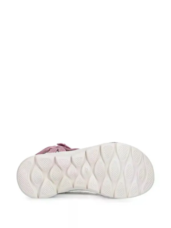 Sketchers Go Walk Flex Touch-strap Sandals - Pink