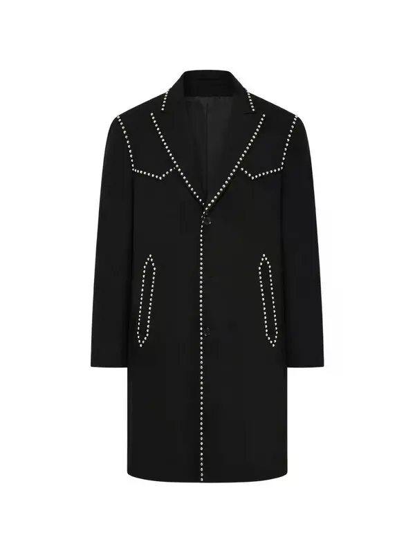 Dsquared2 Stud-embellished Relaxed-fit Coat