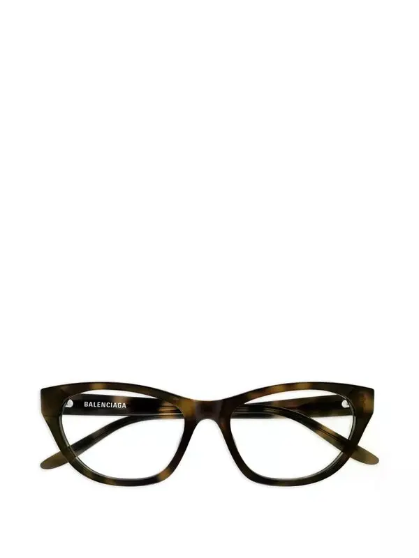 Balenciaga Cat-eye Glasses - Brown