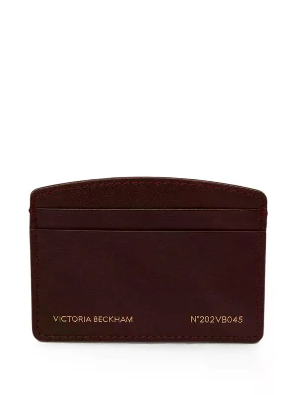 Victoria Beckham Leather Card Holder - Red