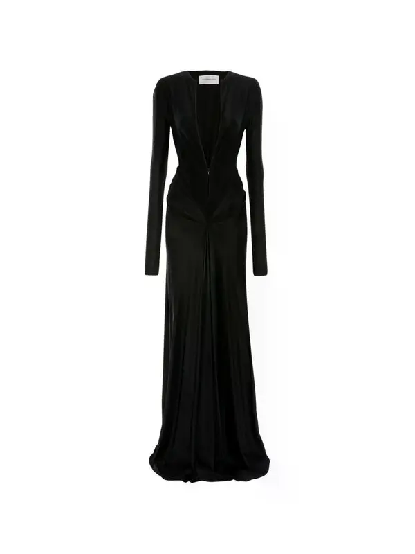 Victoria Beckham Cut-out Gathered Gown