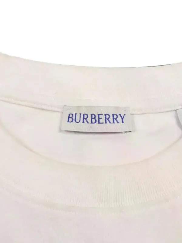 Burberry Cross-stitch Logo-print T-shirt