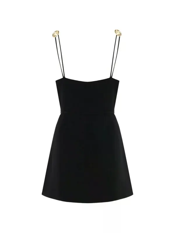 Alexis Basei Button-embellished Mini Dress