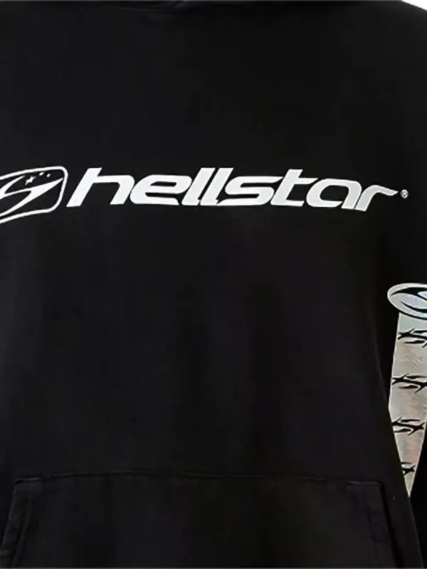 HELLSTAR Marathon Logo-print Hoodie