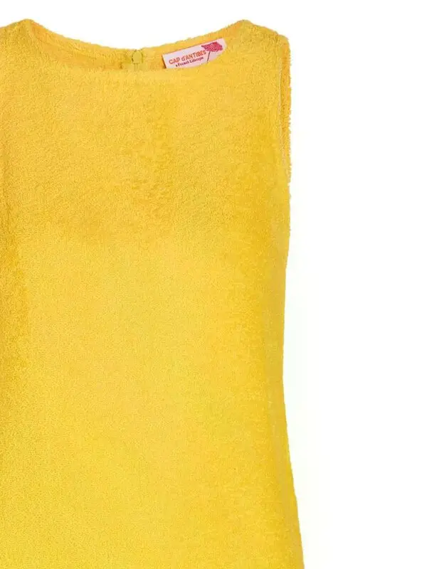 Cap D'antibes Manon Tassel-trim Mini Dress - Yellow