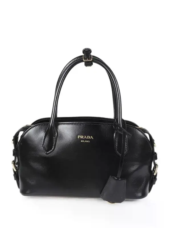 Prada Saffiano Leather Tote Bag - Black