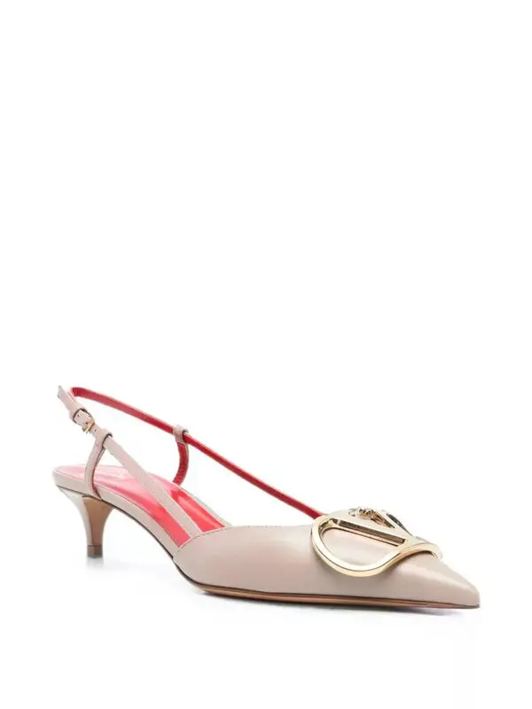 Valentino Garavani Vlogo Signature Slingback Pumps