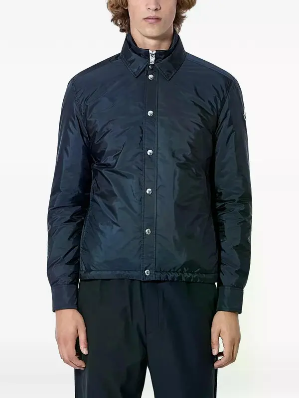 Moncler Zip-up Jacket With Press-stud Fastening And Elasticated Hem