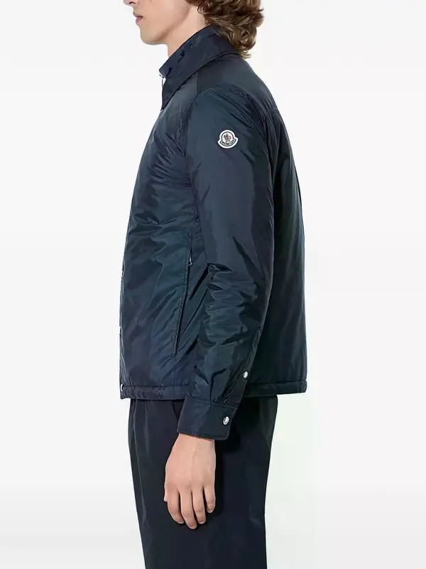 Moncler Zip-up Jacket With Press-stud Fastening And Elasticated Hem