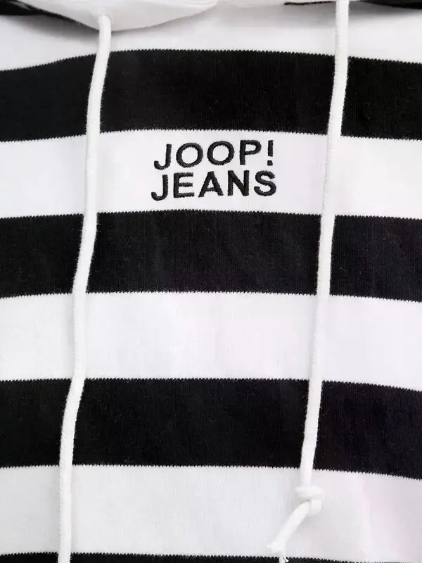JOOP! Striped Logo-embroidered Hoodie