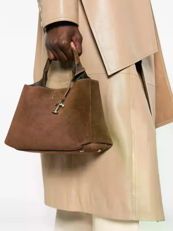 TOD'S Micro Suede Tote Bag
