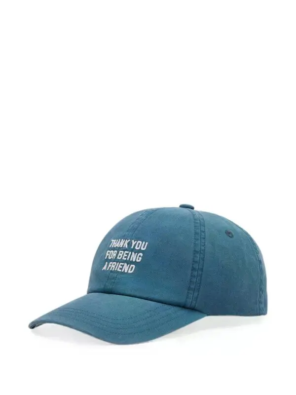 AMI Paris Cotton Baseball Cap - Blue