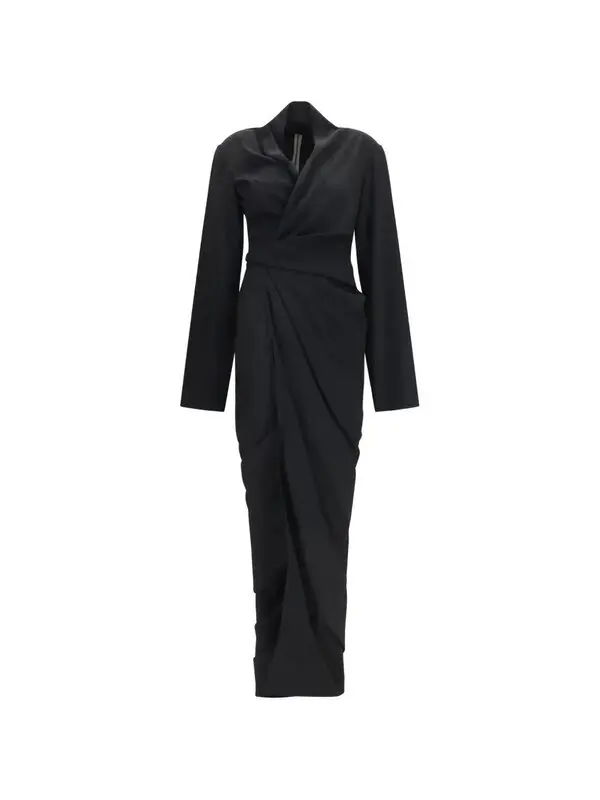 Rick Owens Draped Maxi Dress
