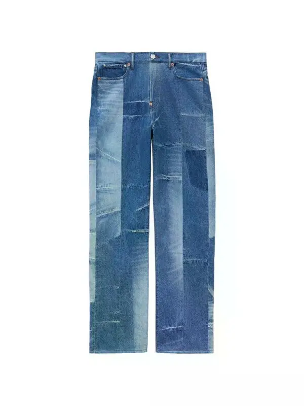 Kenzo Patchwork Design Jeans