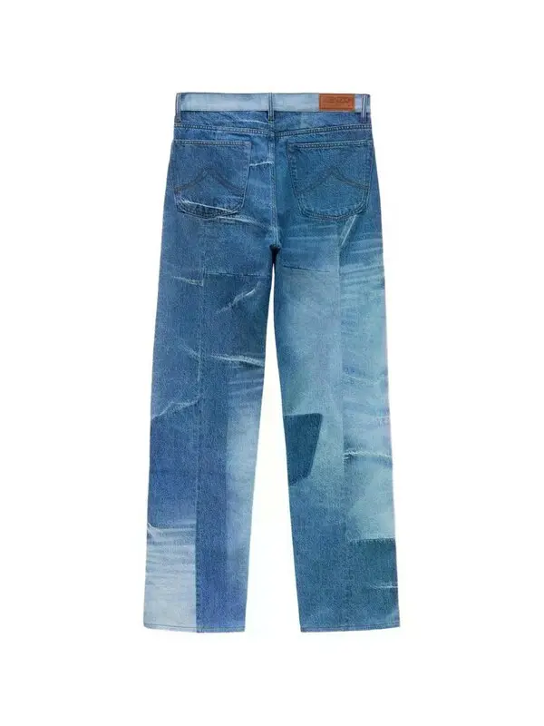 Kenzo Patchwork Design Jeans