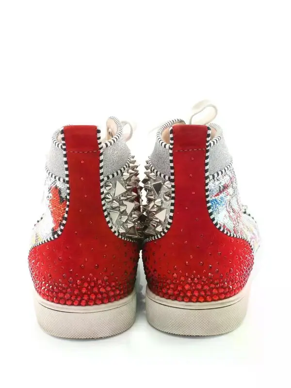 CHRISTIAN LOUBOUTIN High Top Sequin Sneakers