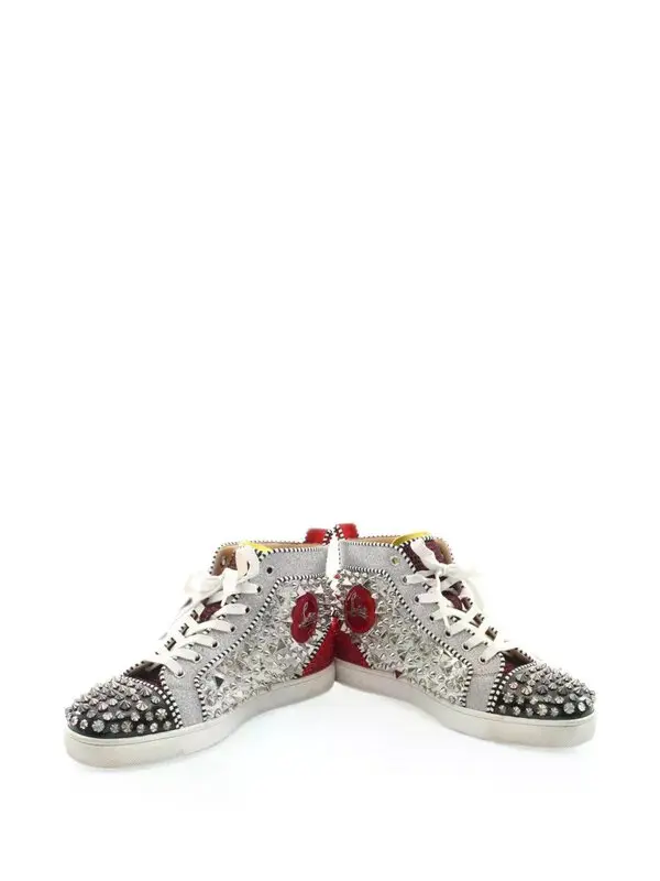 CHRISTIAN LOUBOUTIN High Top Sequin Sneakers