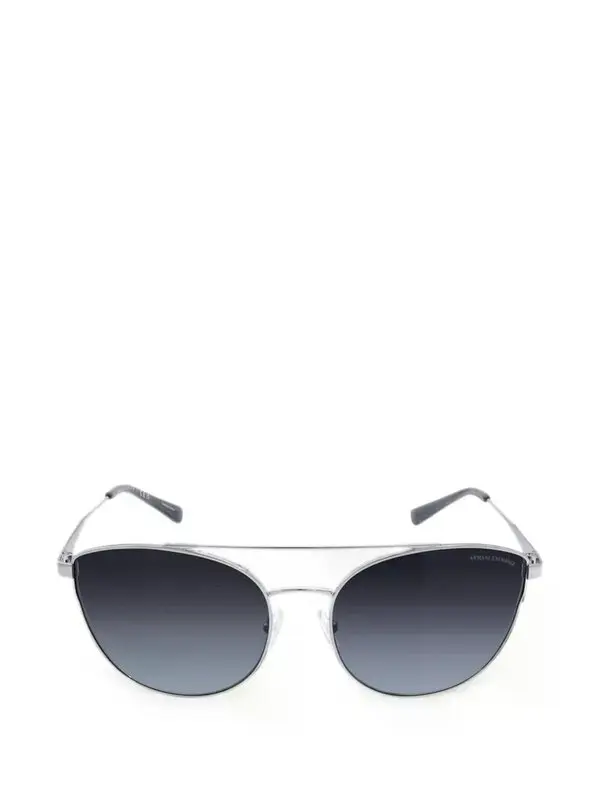 Armani Exchange Cat Eye Frame Sunglasses - Silver