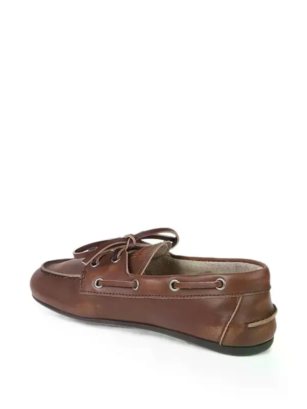 Miu Miu Faded Leather Loafers