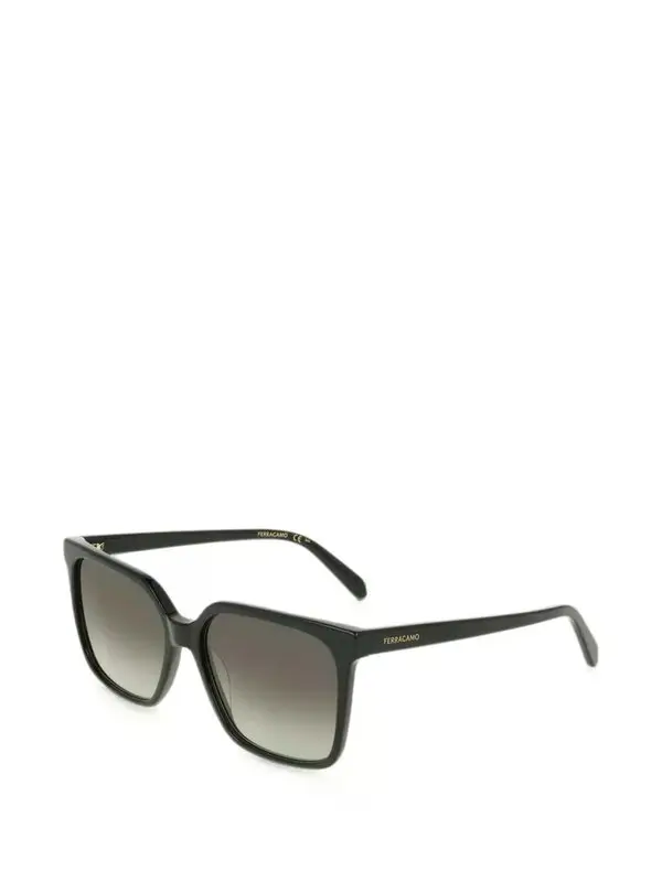 FERRAGAMO Square Frame Sunglasses - Black
