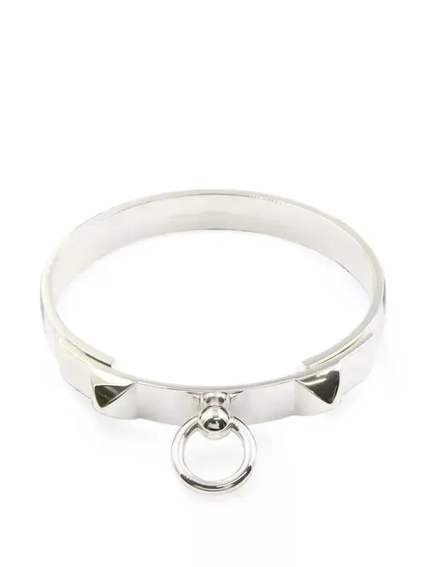 Hermès Collier De Chien Bangle - Silver
