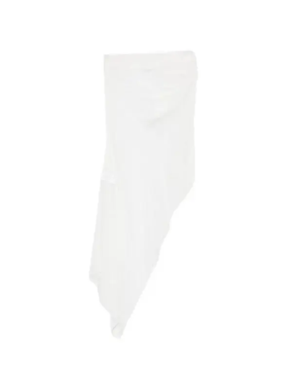 Patrizia Pepe Asymmetric Draped Pareo - Neutrals
