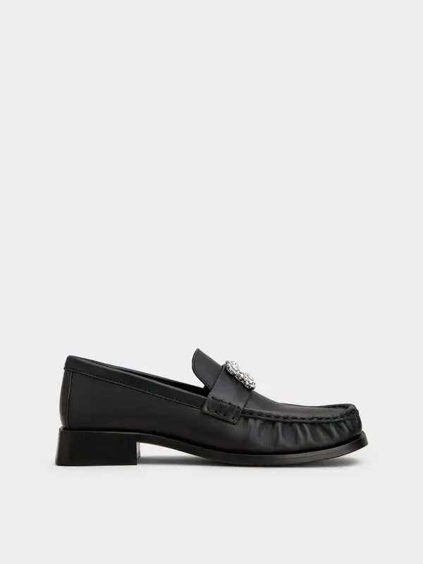 ROGER VIVIER Viv' Rangers Loafers In Leather