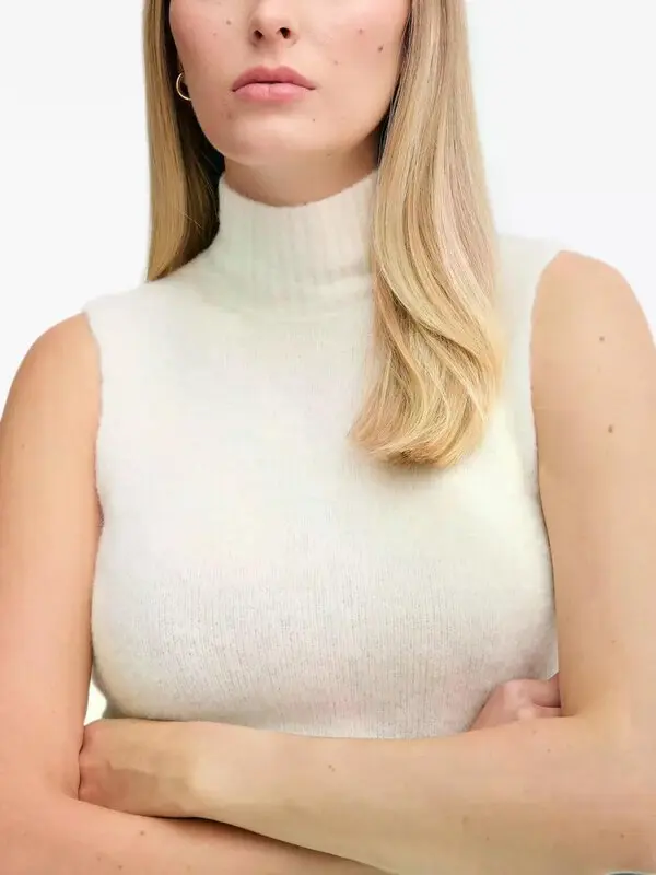 GAUDI Sleeveless Turtleneck Sweater