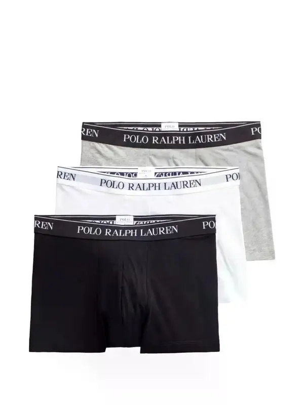 Ralph Lauren Logo-waistband Boxer Briefs - Black