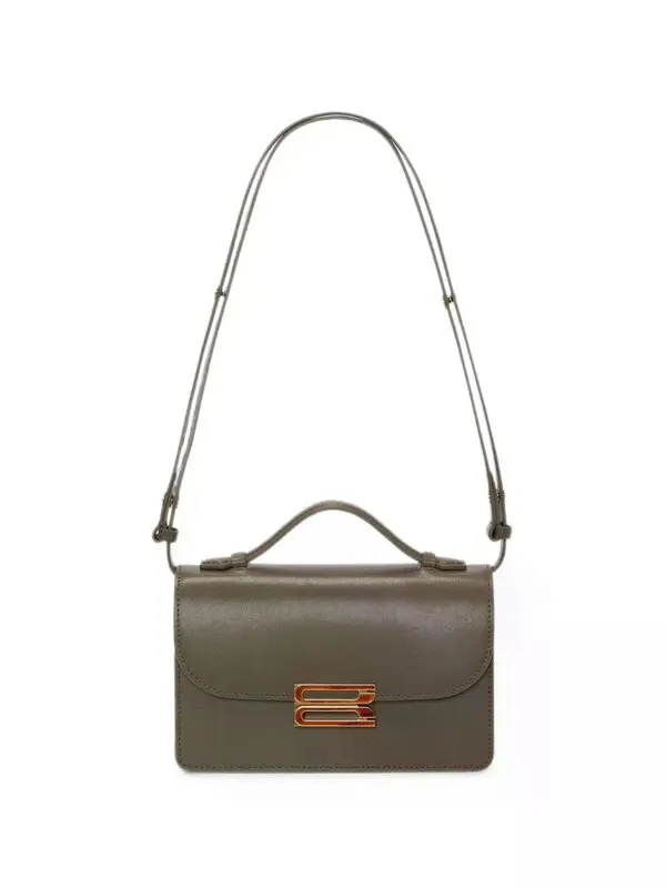 Victoria Beckham Small Dorian Leather Cross Body Bag - Brown
