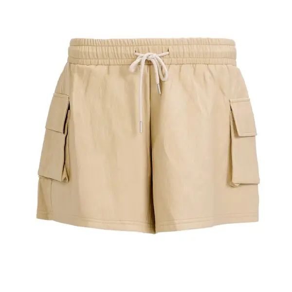 MOV Cargo Shorts Relaxed Fit Vegan Leather